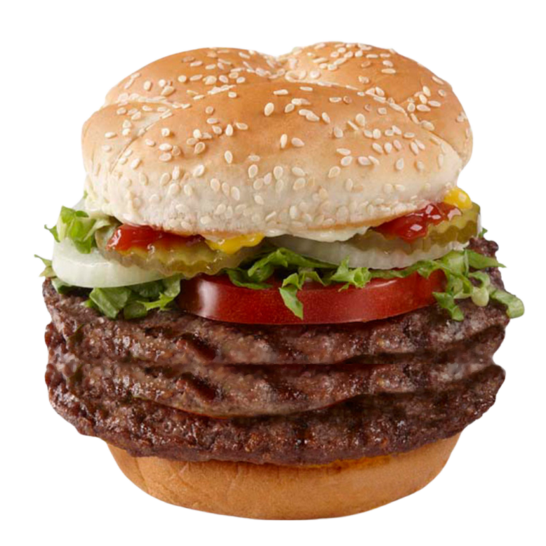 3/4 lb Cheeseburger | Menu | B-Bop's