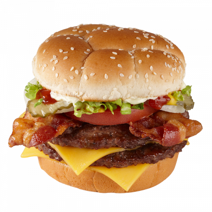 1/2 lb Bacon Cheese Deluxe | Menu | B-Bop's